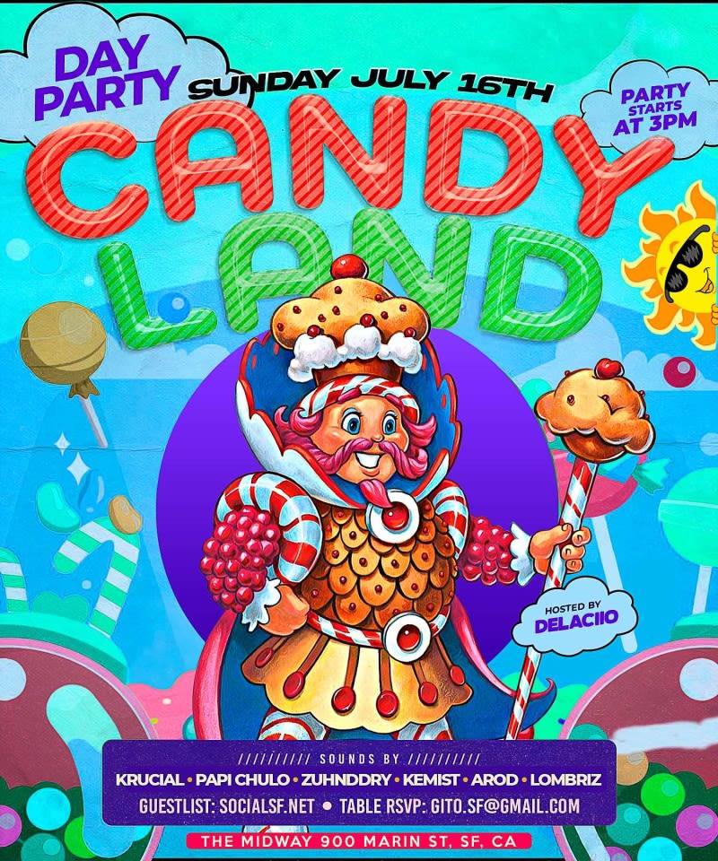 Candyland Day Party in San Francisco at The Midway