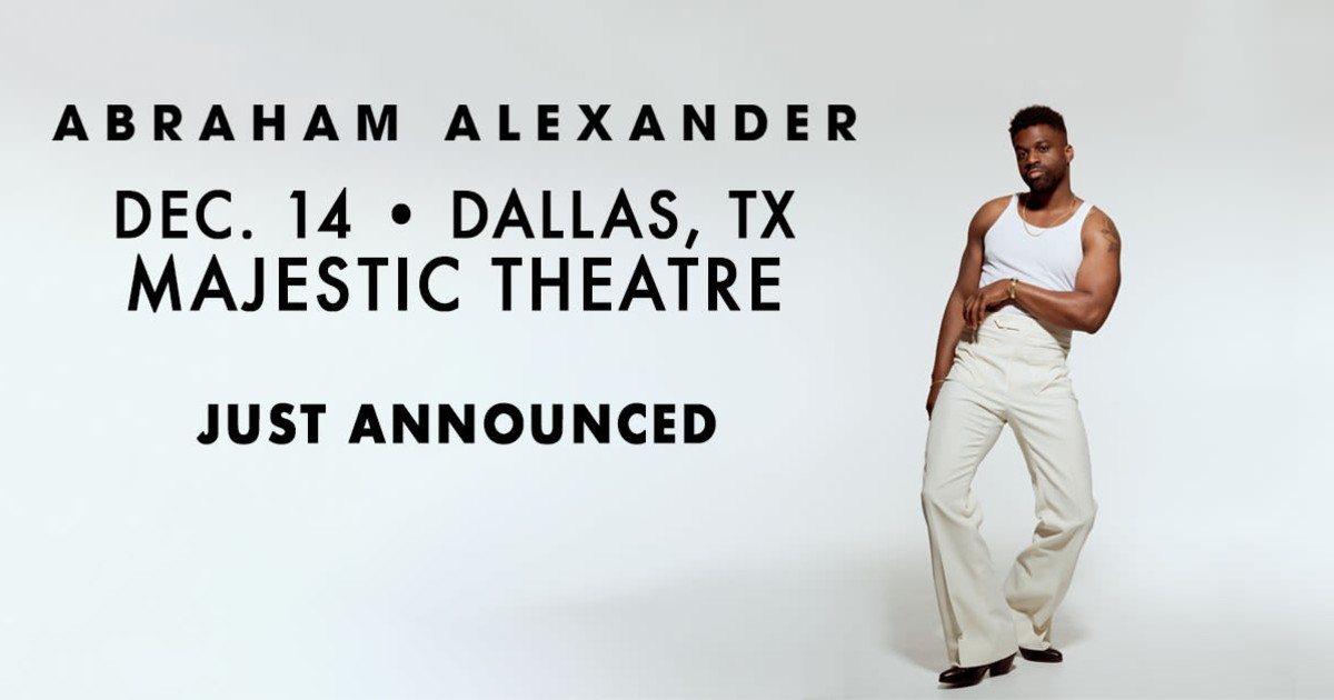 Abraham Alexander with special guest Jackson Scribner in Dallas