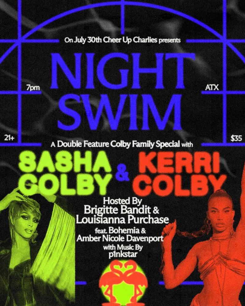 Night Swim with Sasha Colby & Kerri Colby, Brigitte Bandit,