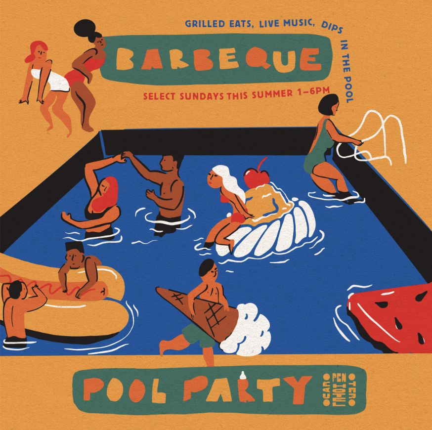 CARPENTER BBQ + POOL PARTY in Austin at Carpenter Hotel