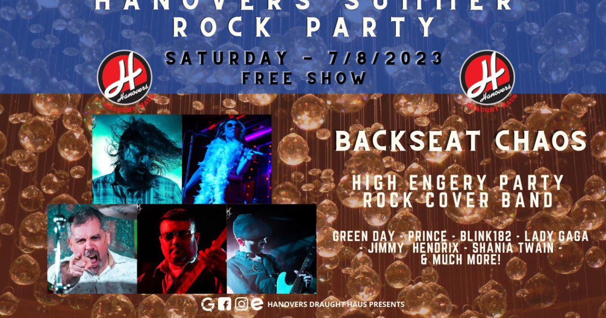 Chaos Summer Rock Party at Hanovers Pflugerville in