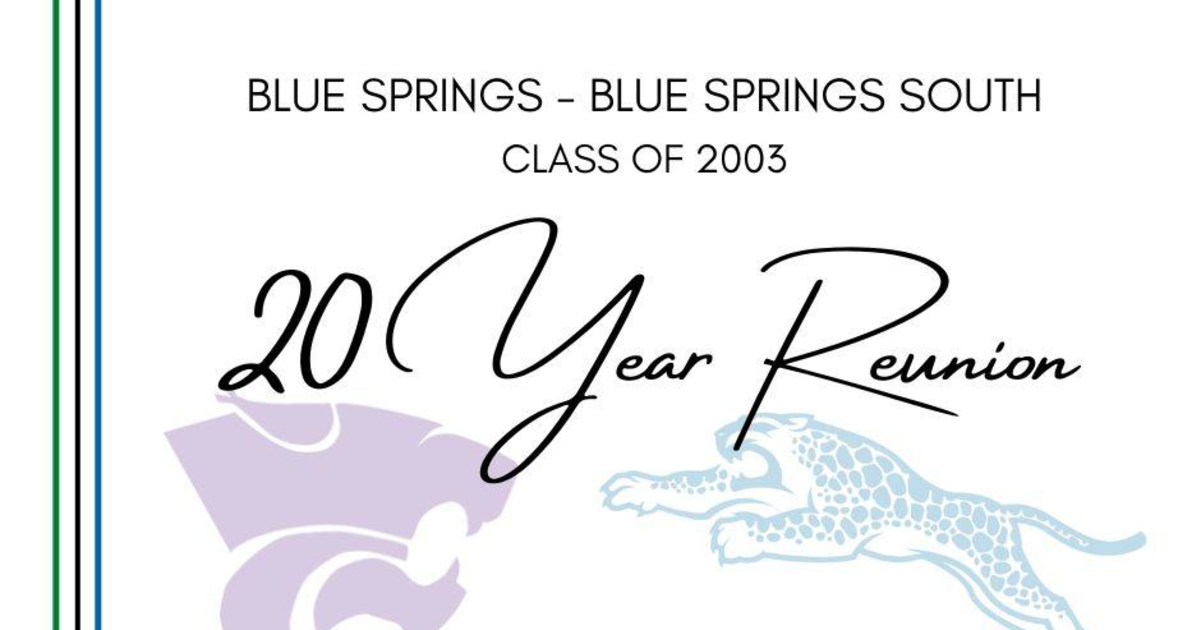 BSHS & BSSHS Class of 2003 20 Year Reunion in Blue Springs at East