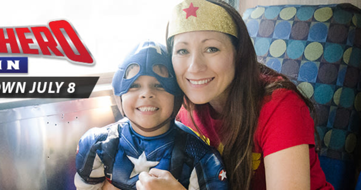 Super Hero Train in Cedar Park at Austin Steam Train - Cedar Park