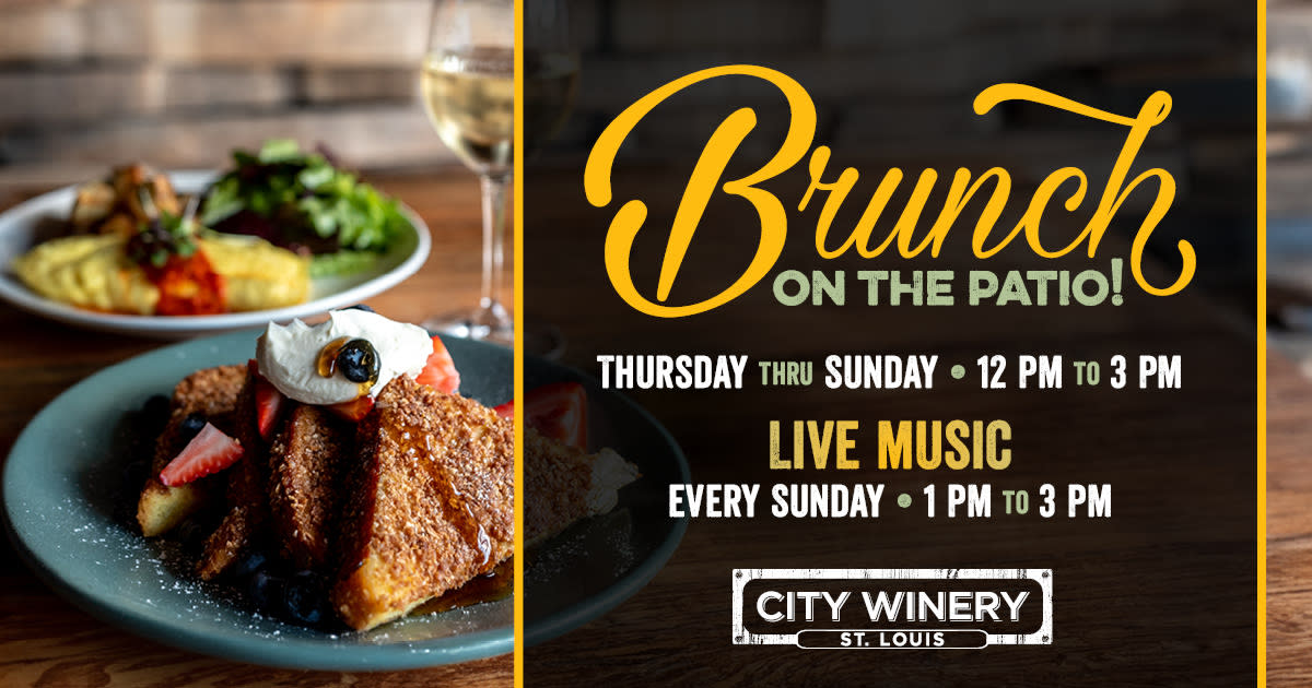 Brunch on the Patio in St. Louis at City Winery St. Louis