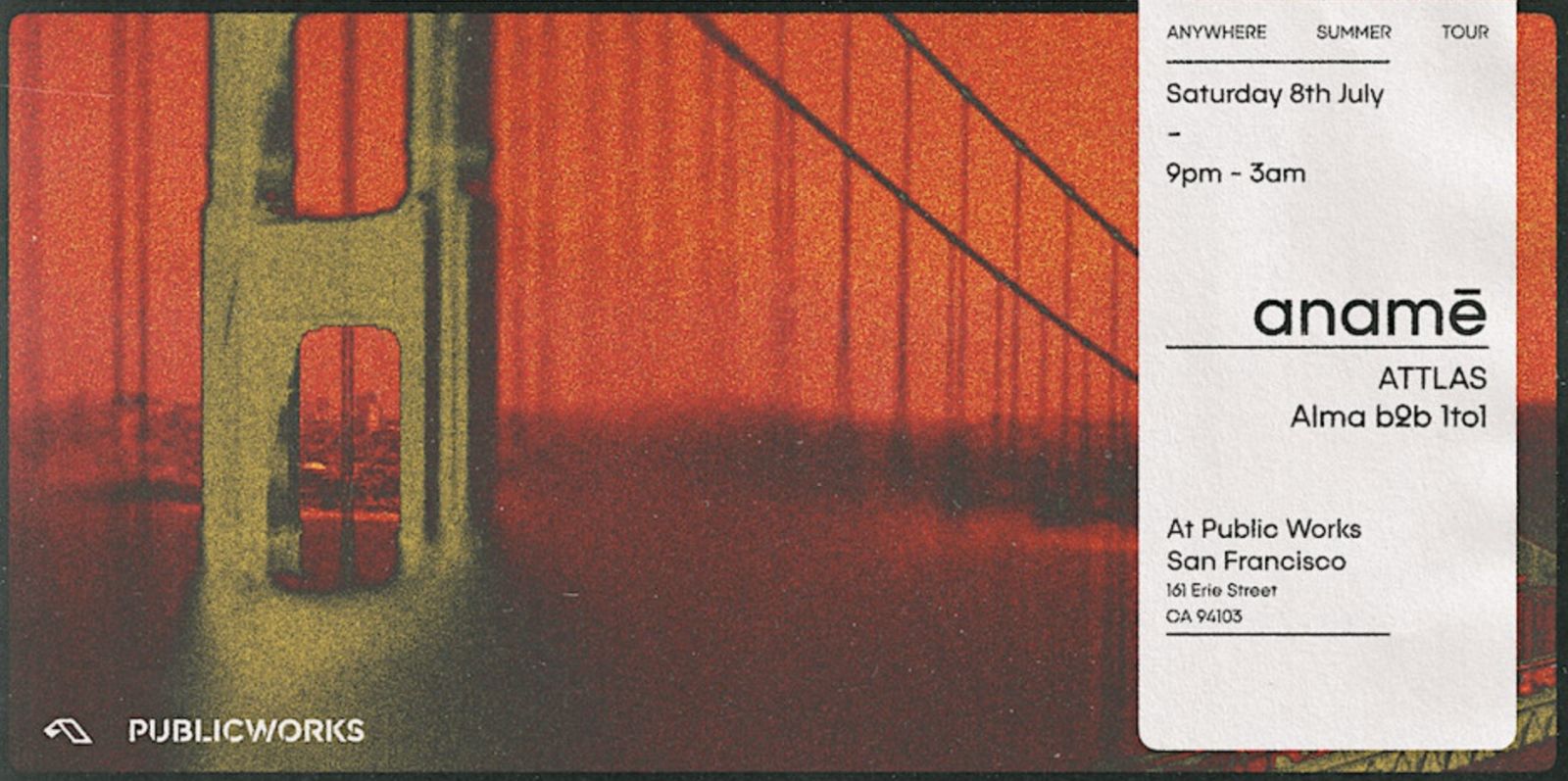 Anamē in San Francisco at Public Works