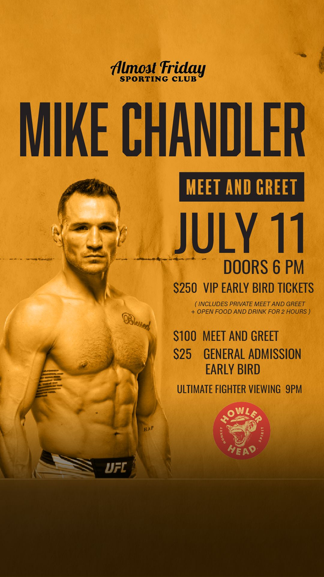 MIKE CHANDLER @ AFSC in Nashville at Almost Friday Sporting Club