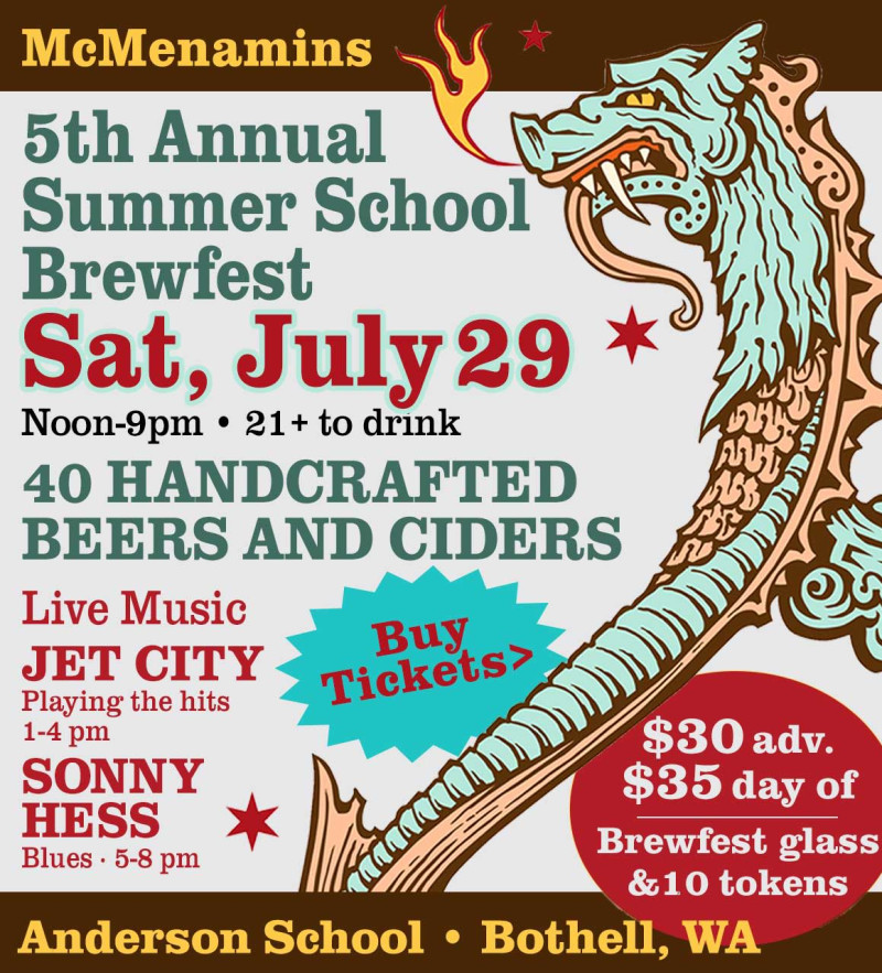 5th Annual Summer School Brewfest in Bothell at McMenamins