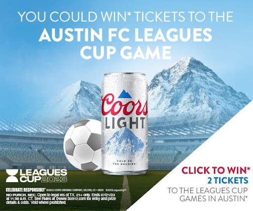 Austin FC vs Mazatlán FC - Coors Light Ticket Giveaway! in Austin