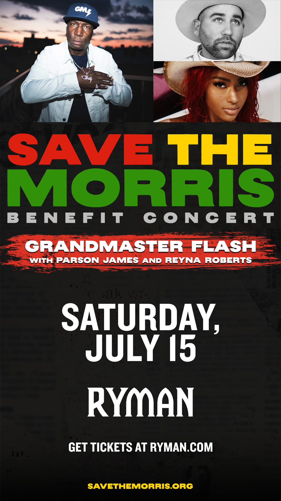 Save the Morris Building Benefit with Grandmaster Flash in