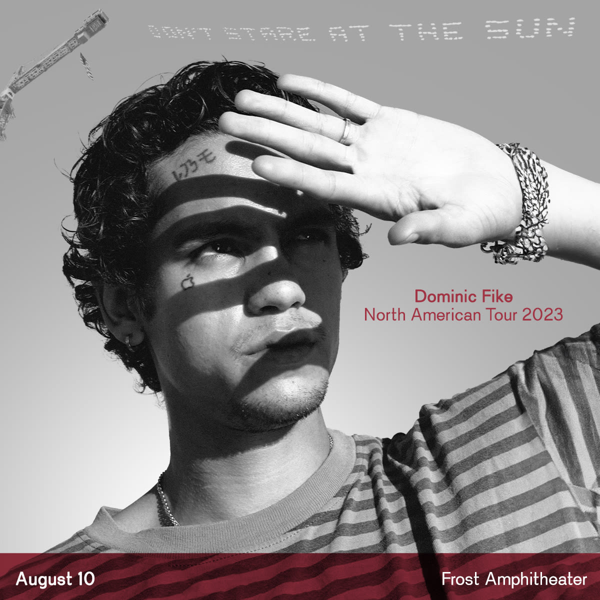 Dominic Fike in Stanford at Frost Amphitheater