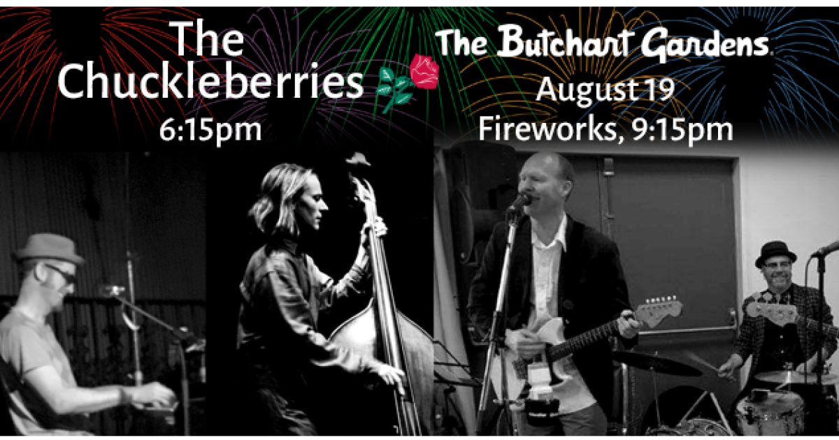 The Chuckleberries in Victoria at The Butchart Gardens