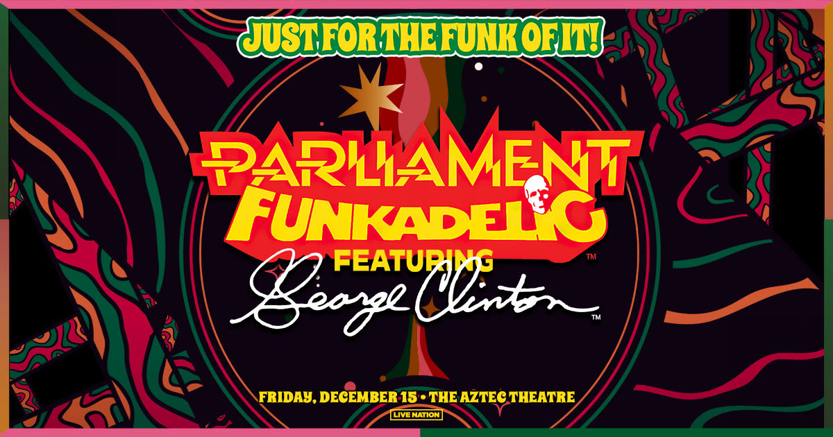 Parliament Funkadelic, George Clinton in San Antonio at Aztec