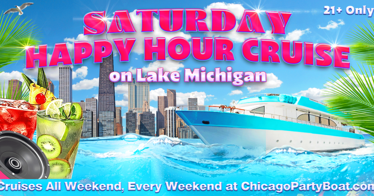 Saturday Happy Hour Cruise on Lake Michigan | Live DJ | Full Bar in