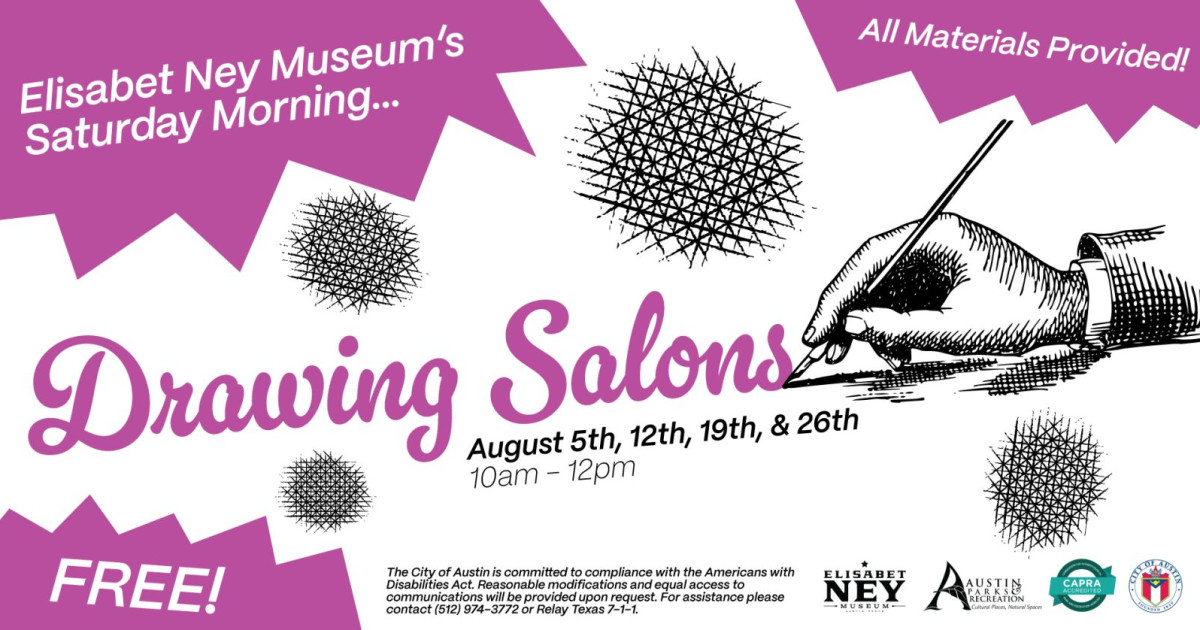 Saturday Drawing Salons in Austin at Elisabet Ney Museum