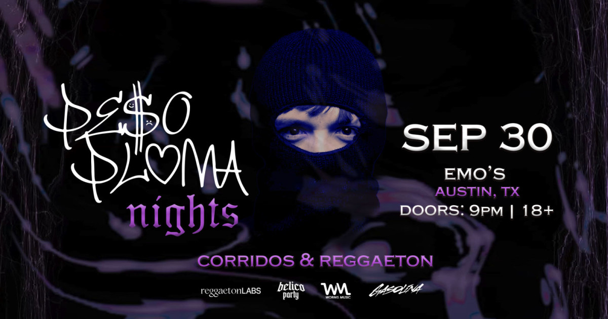 Peso Pluma Nights: The Official Peso Pluma Party in Austin at