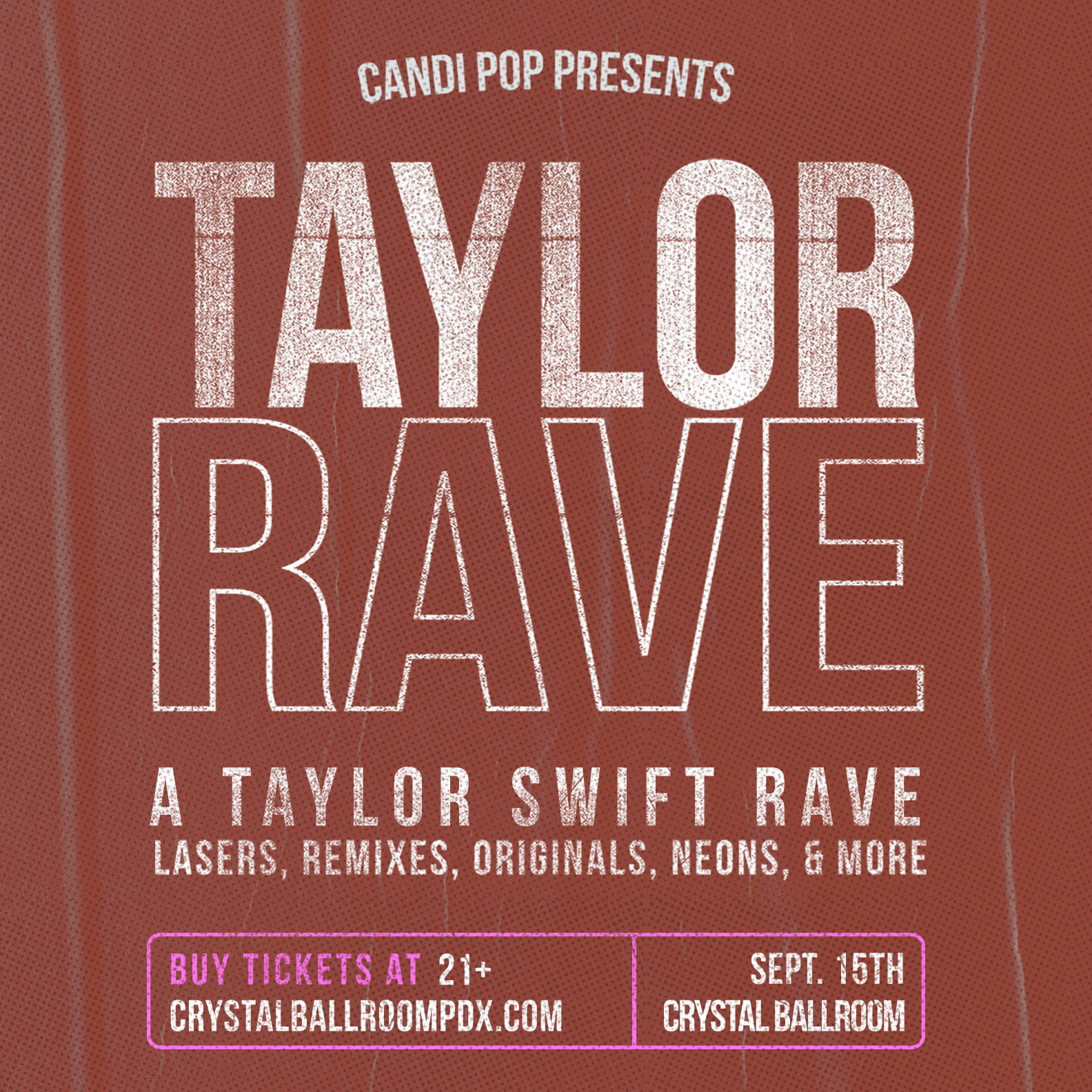 Taylor Rave - A Taylor Swift Rave in Portland at McMenamins