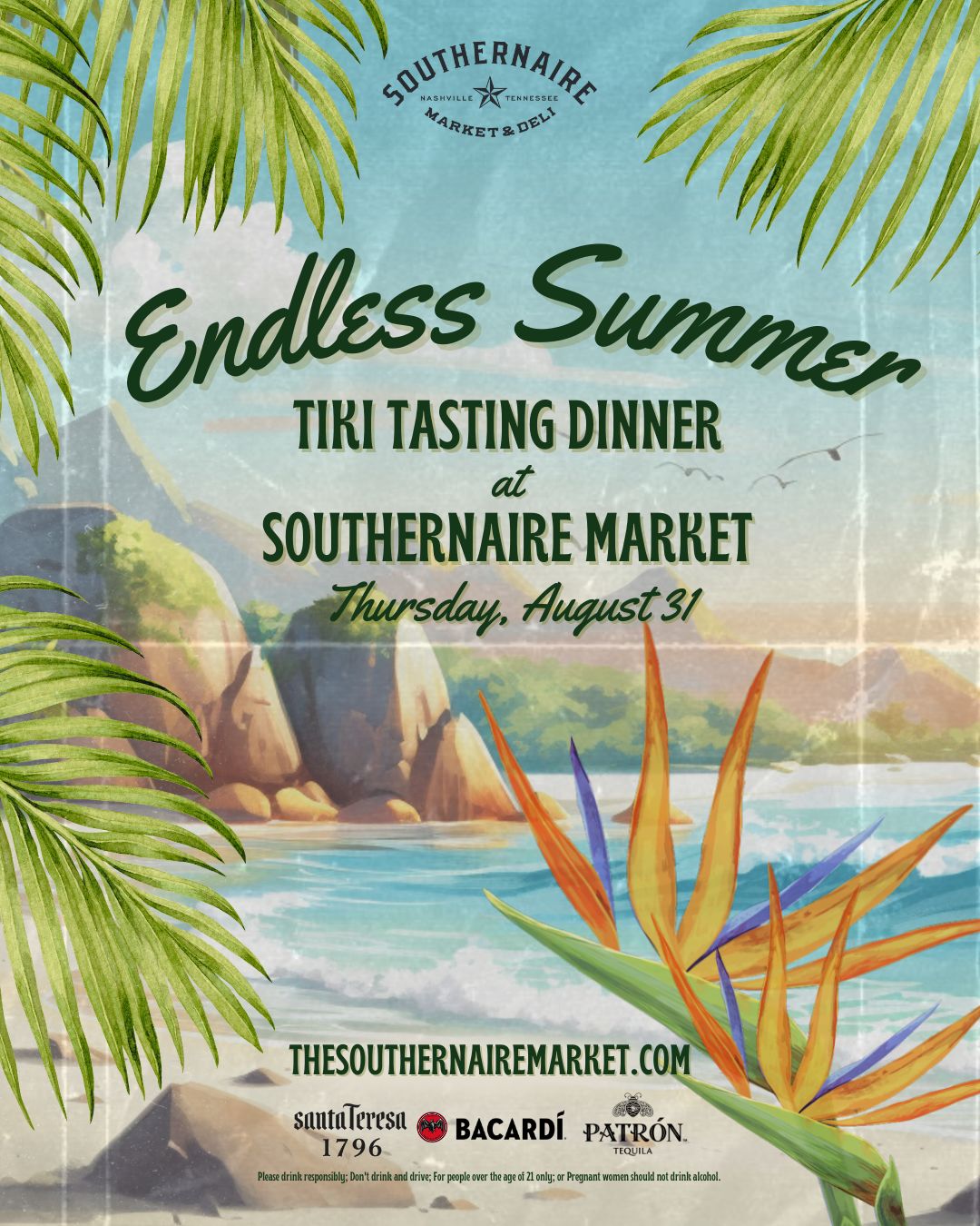 Endless Summer Tiki Tasting Dinner at Southernaire Market in
