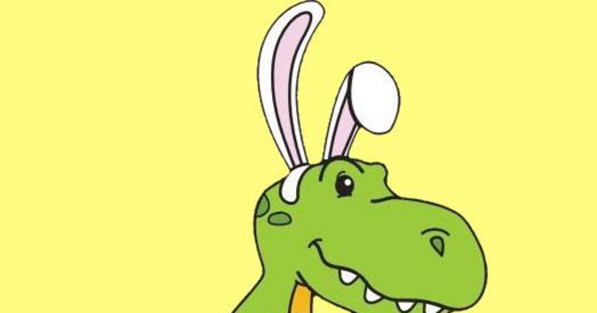 Egg Hunt with Bunnysaurus Rex in Indianapolis at Children's