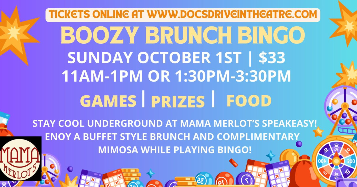 Boozy Bingo Brunch at the Speakeasy in Buda at Mama Merlot's