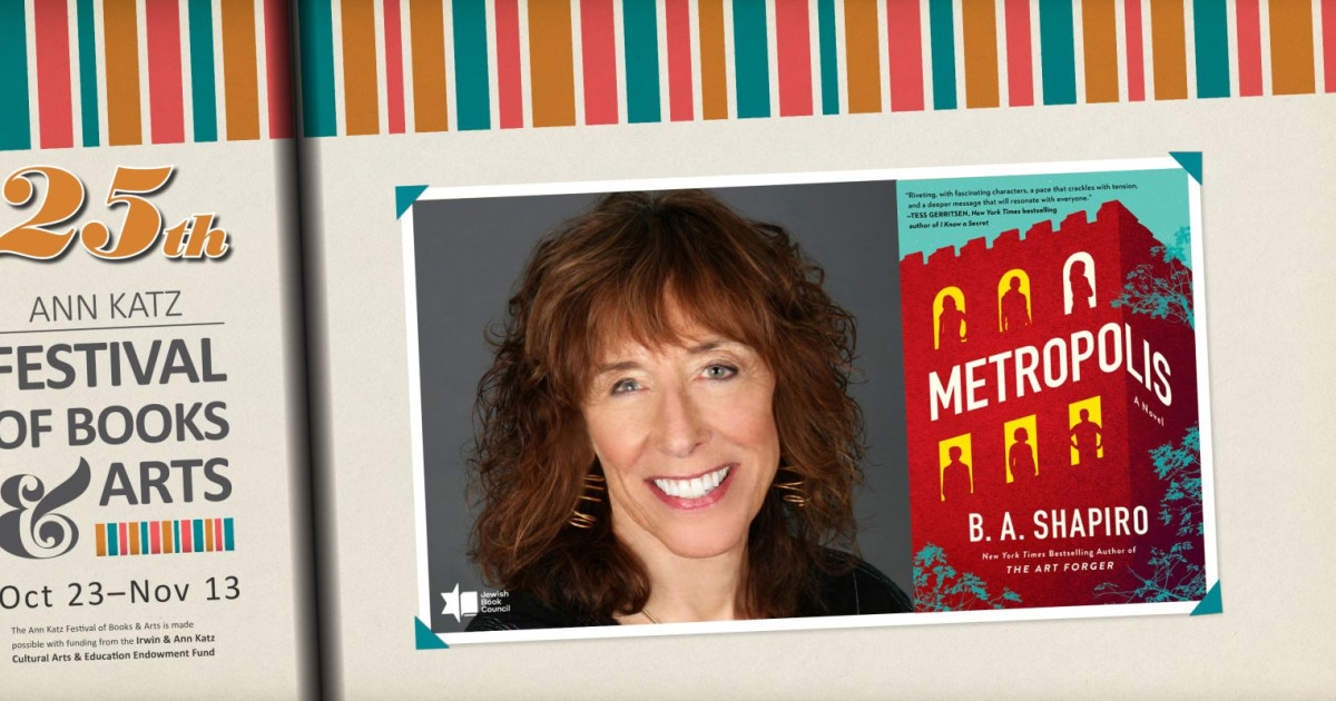 Ann Katz Festival: Metropolis with B. A. Shapiro - Rockstar