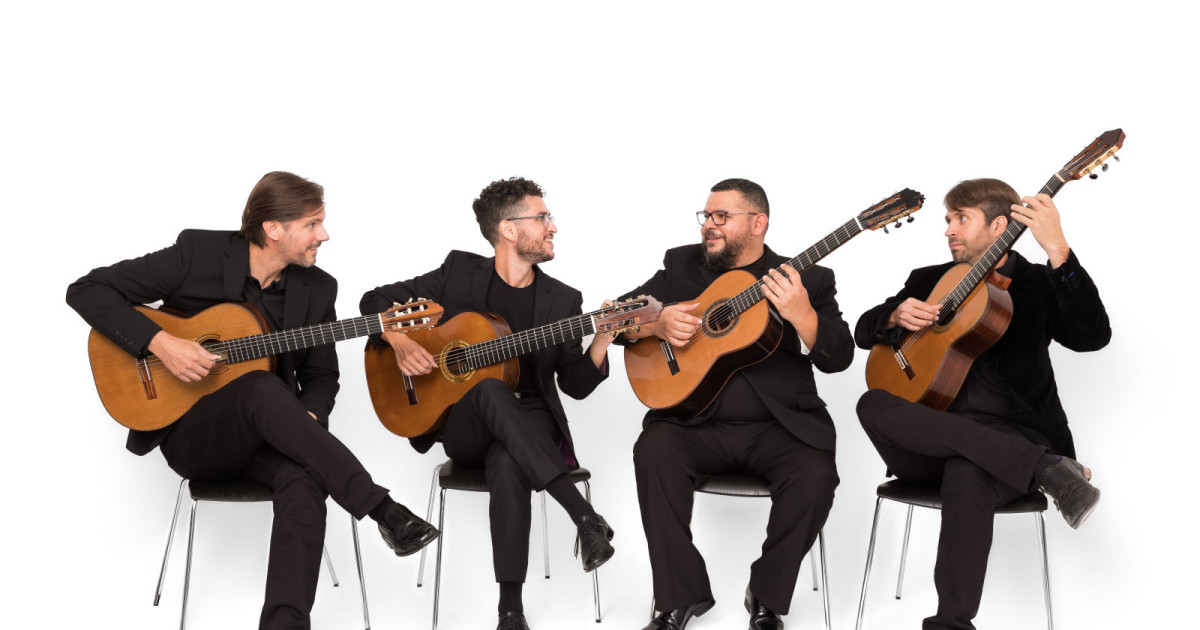 The Texas Guitar Quartet at Coates Chapel in San Antonio at