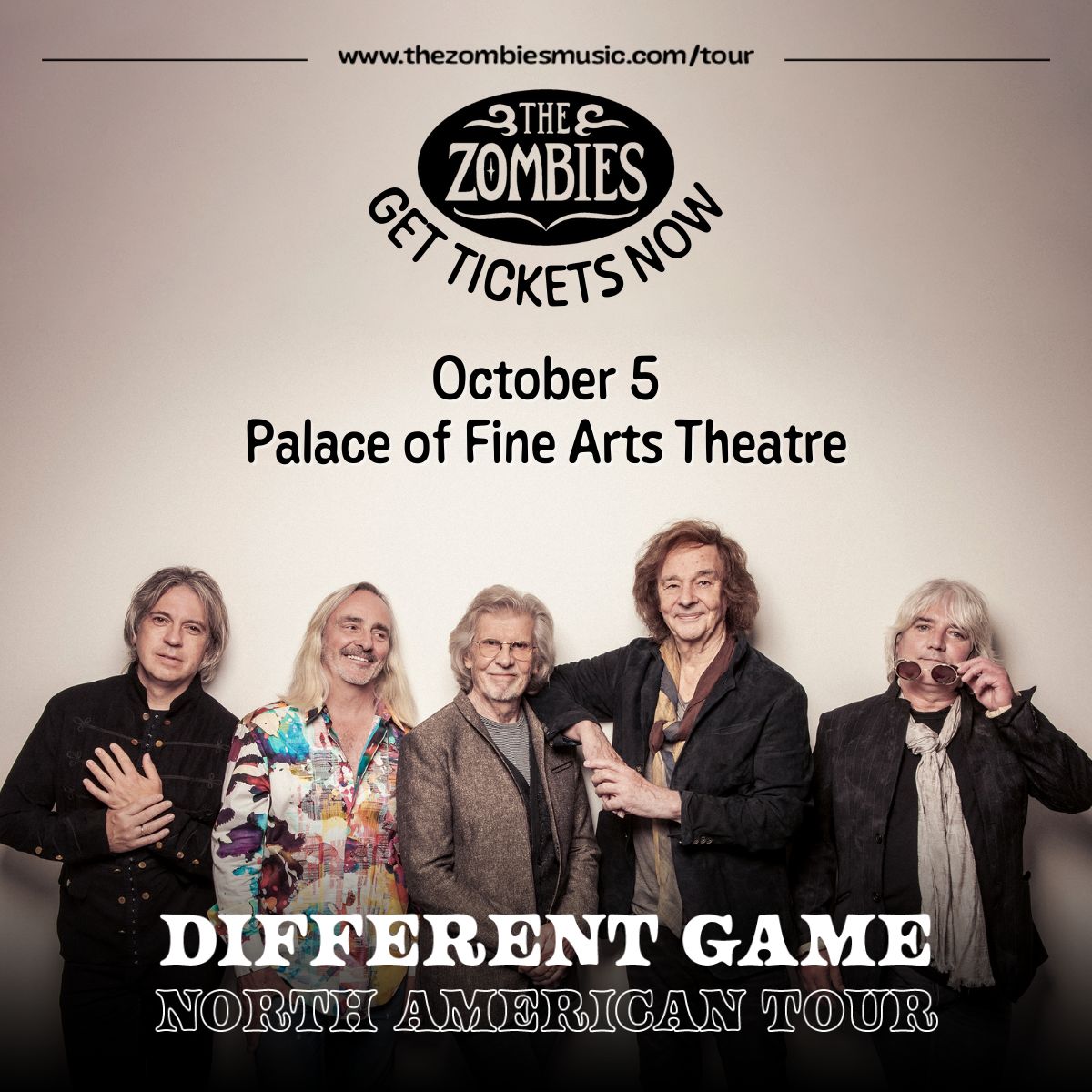 The Zombies in San Francisco at Palace of Fine Arts