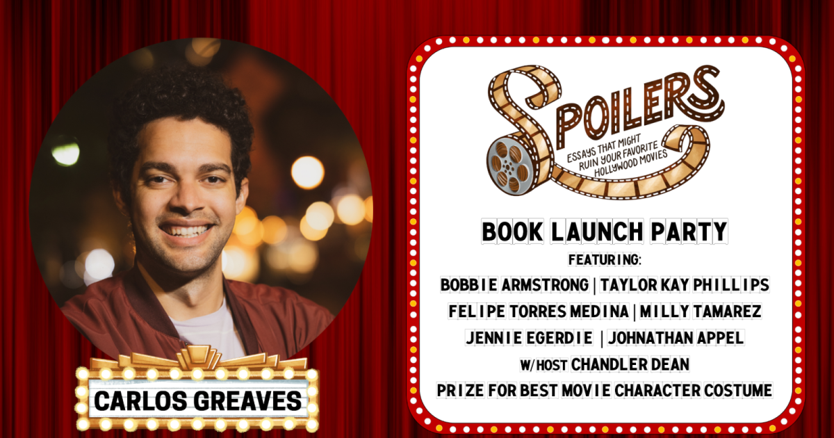 Carlos Greaves' Spoilers Book Launch Party in New York at Caveat