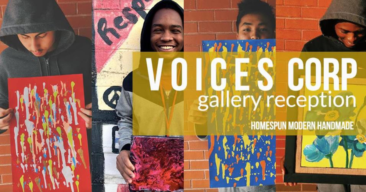 Voices Corp Gallery Reception in Indianapolis at Homespun: