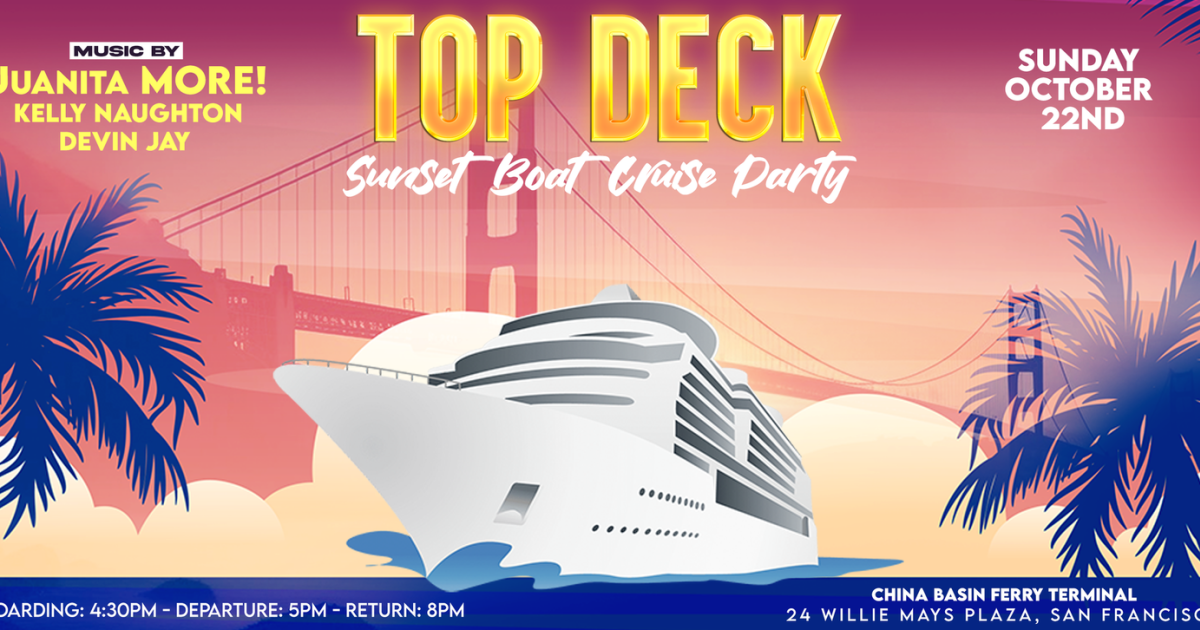 Top Deck Boat Party - JM!, Kelly Naughton, Devin Jay in The Bay Area