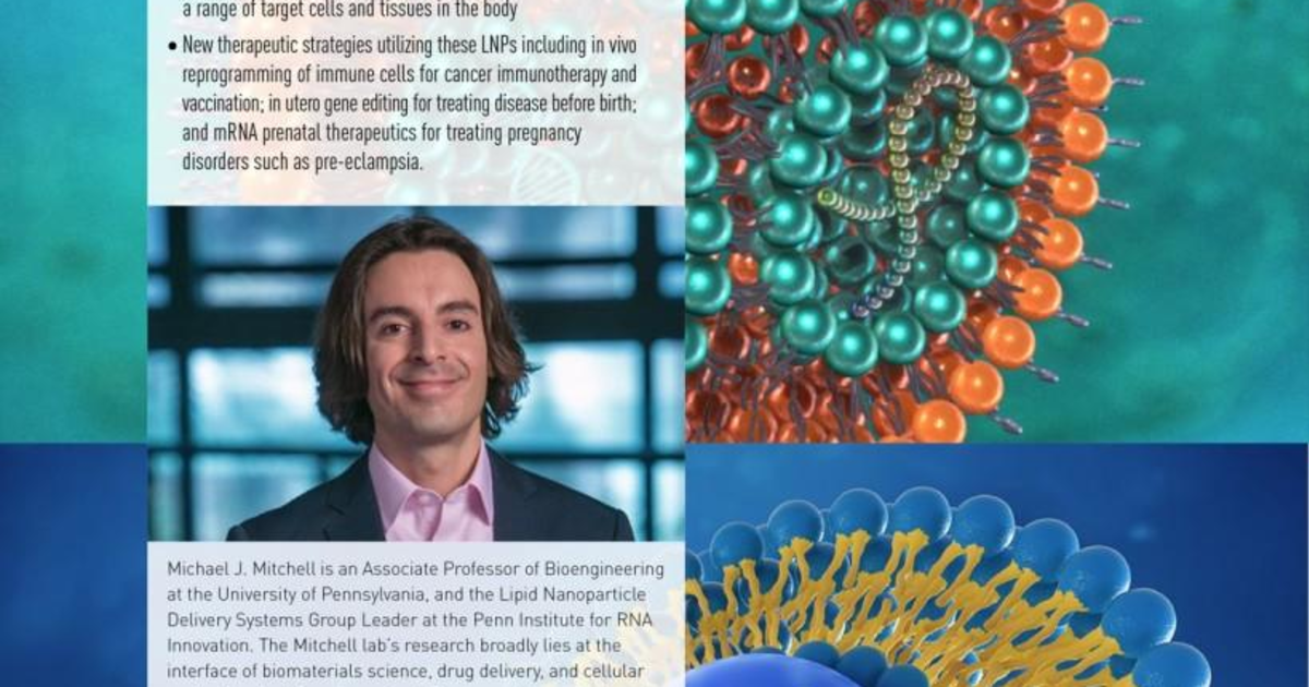 Michael J. Mitchell Gives 2023 Kraut Guest Lecture in Chemical