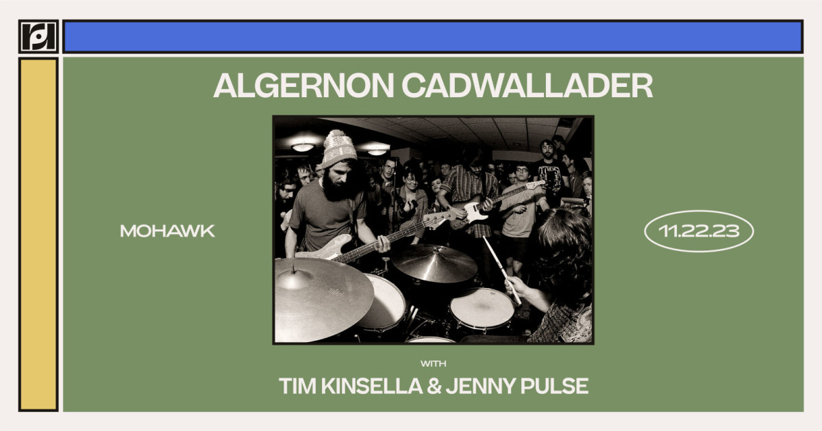 Algernon Cadwallader w/ Tim Kinsella & Jenny Pulse in Austin at