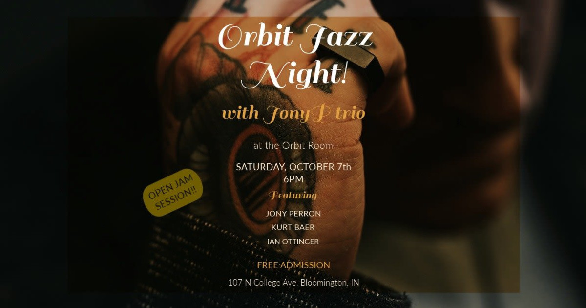 Orbit Jazz Night! With Jonyp Trio in Chicago at The Orbit Room