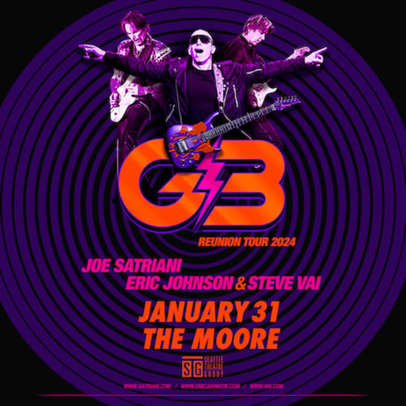 G3- 25th Anniversary reunion: Joe Satriani, Steve Vai, Eric
