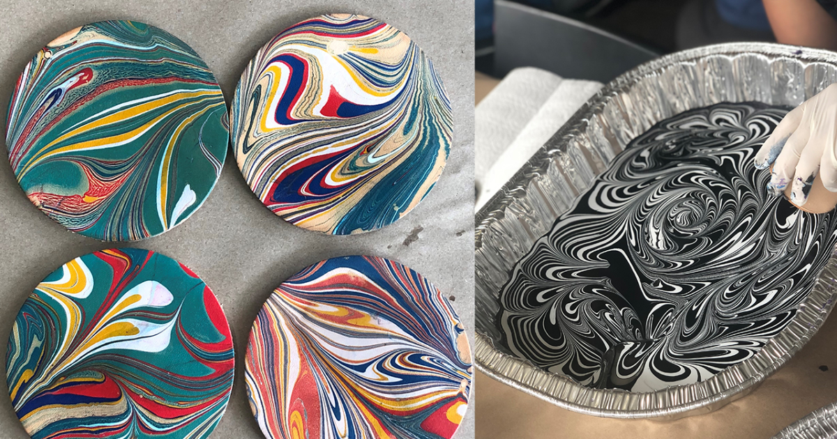 Intro to Water Marbling: Create Swirling Color Patterns on Wood,