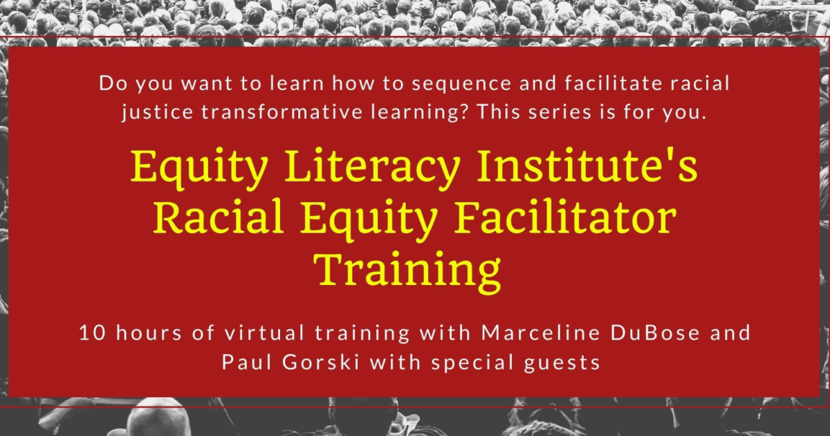 Racial Equity 10-Hour Facilitator Training Series (Train the