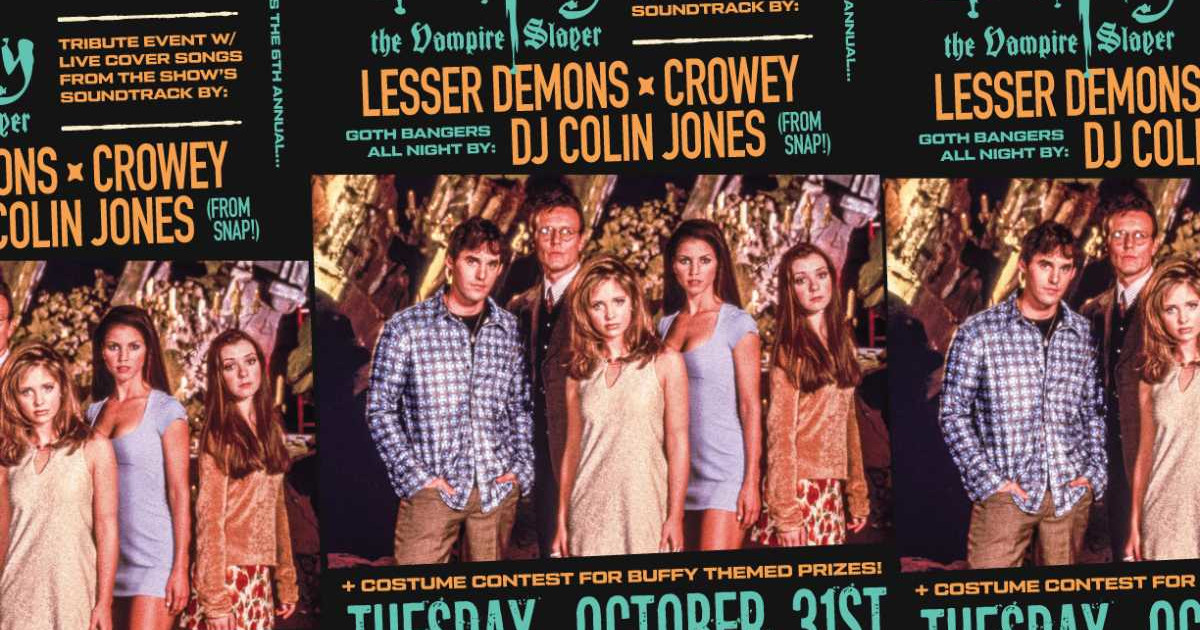 Halloween at the Bronze!: Buffy the Vampire Slayer Tribute Event