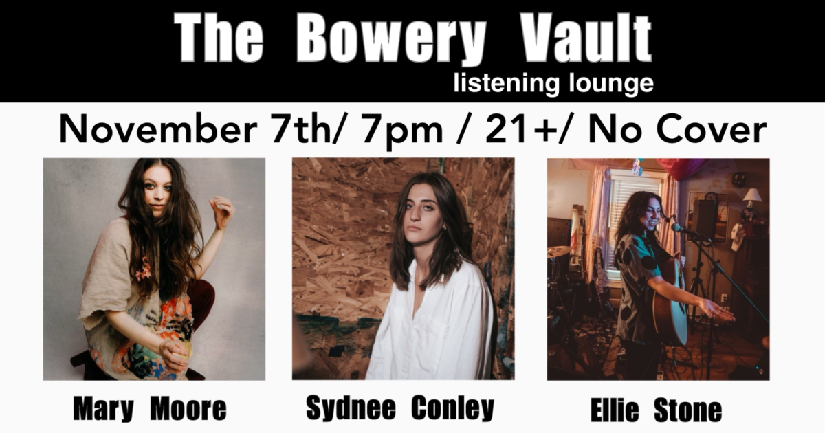 Mary Moore + Sydney Conley + Ellie Stone in Nashville at The Bowery