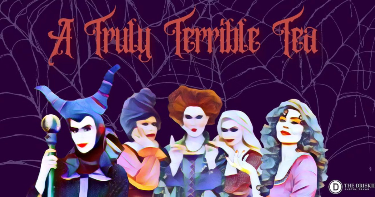 ‘A Truly Terrible Tea’ at The Driskill Hotel on Oct. 29 in Austin at