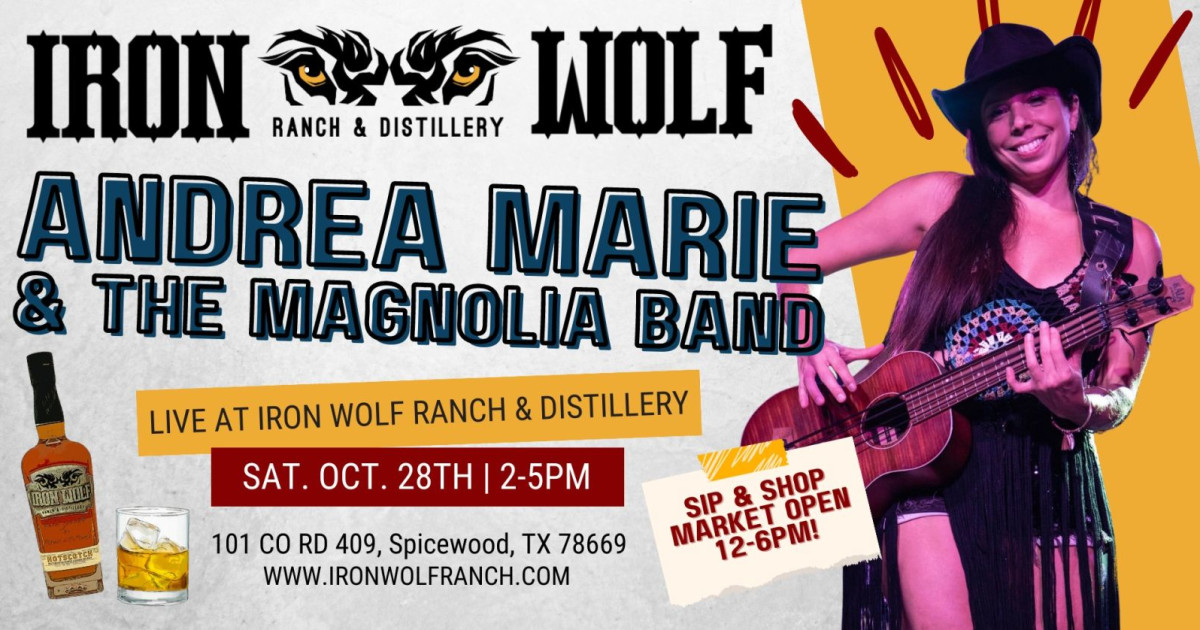 Andrea Marie & The Magnolia Band in Spicewood at Iron Wolf Ranch