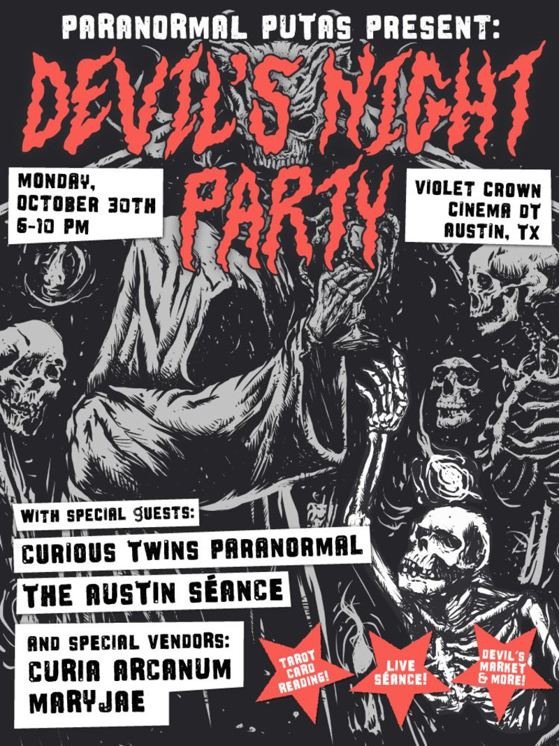 Paranormal Putas Present: Devil's Night Party in Austin at