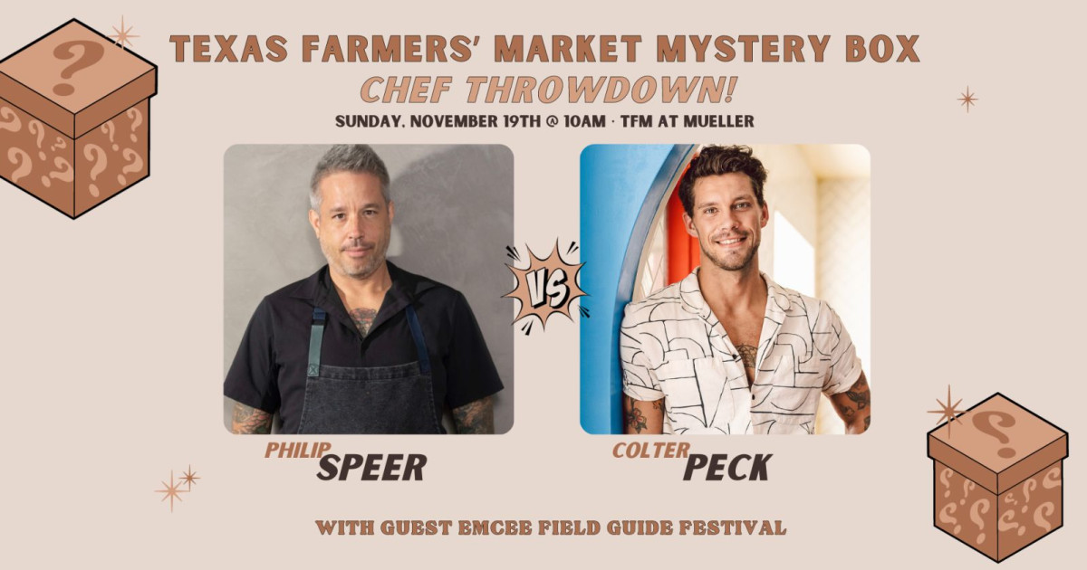 Farmers' Market Mystery Box Chef Throwdown in Austin at Texas