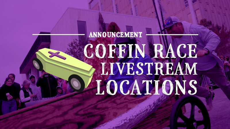 Denton Day of The Dead Festival / Coffin Race Watching Party in