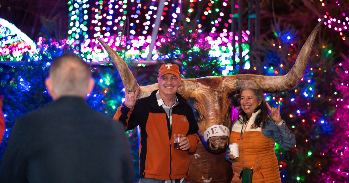 Austin Trail of Lights: UT Night in Austin at Zilker Park