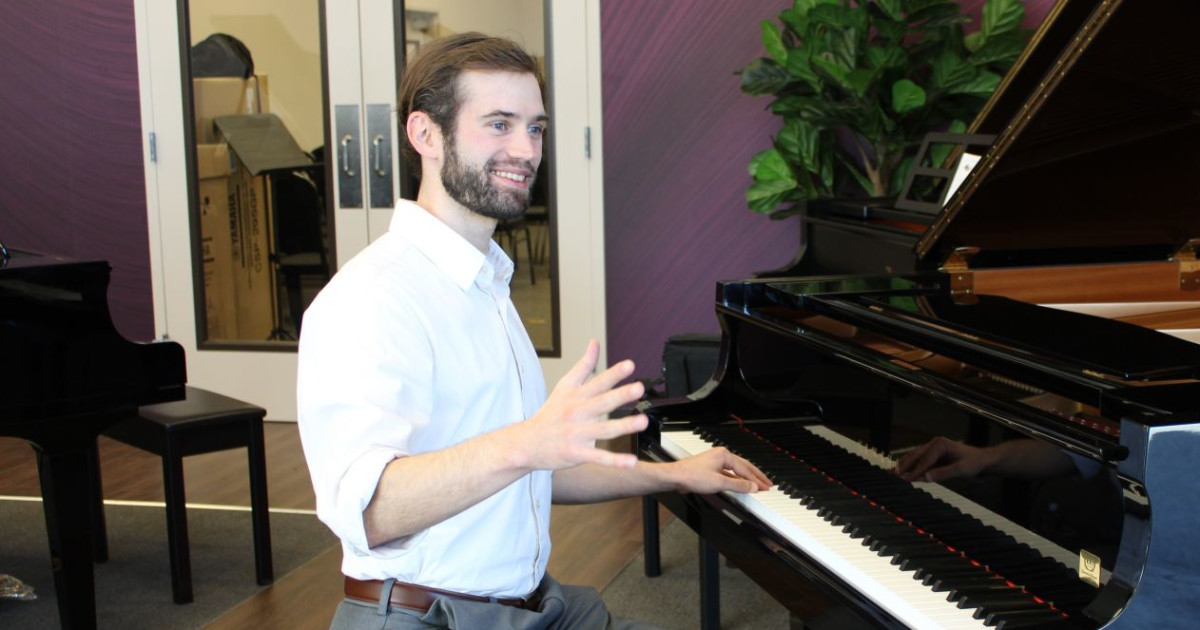 Pianist/Composer Thomas Fedorchik in round rock at St.
