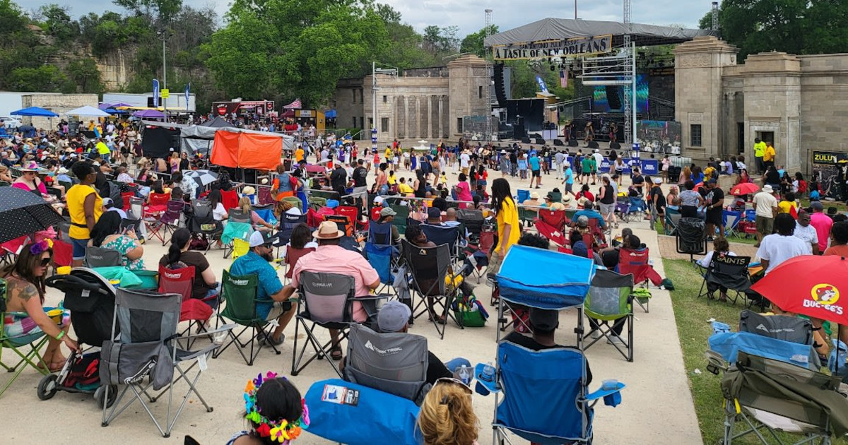 A Taste of New Orleans in San Antonio at Sunken Garden Theater
