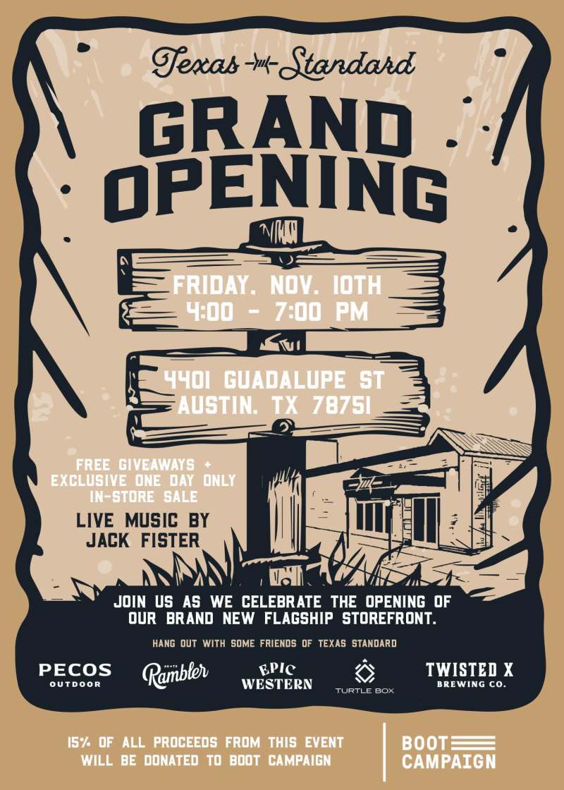 Texas Standard Flagship Retail HQ Grand Opening in Austin at