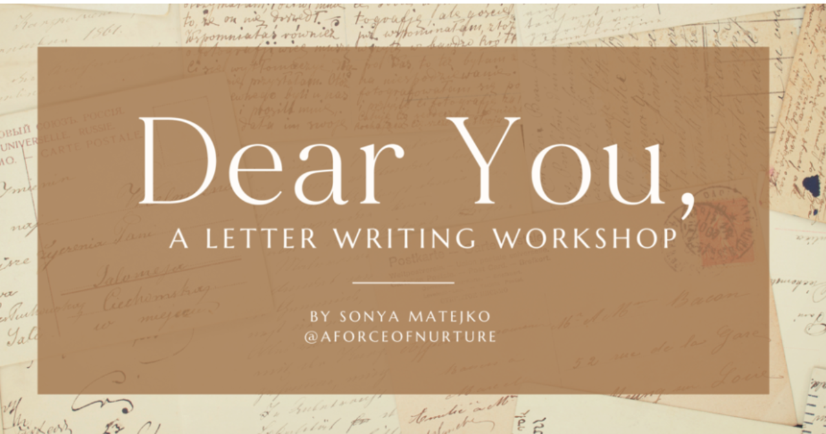 ️ Dear You: A Letter Writing Workshop in Denver & Boulder at