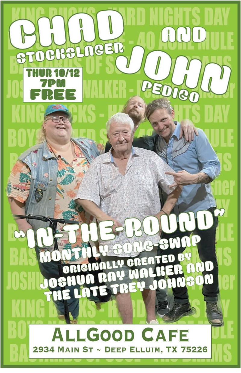 Chad Stockslager & John Pedigo in Dallas at AllGood Cafe