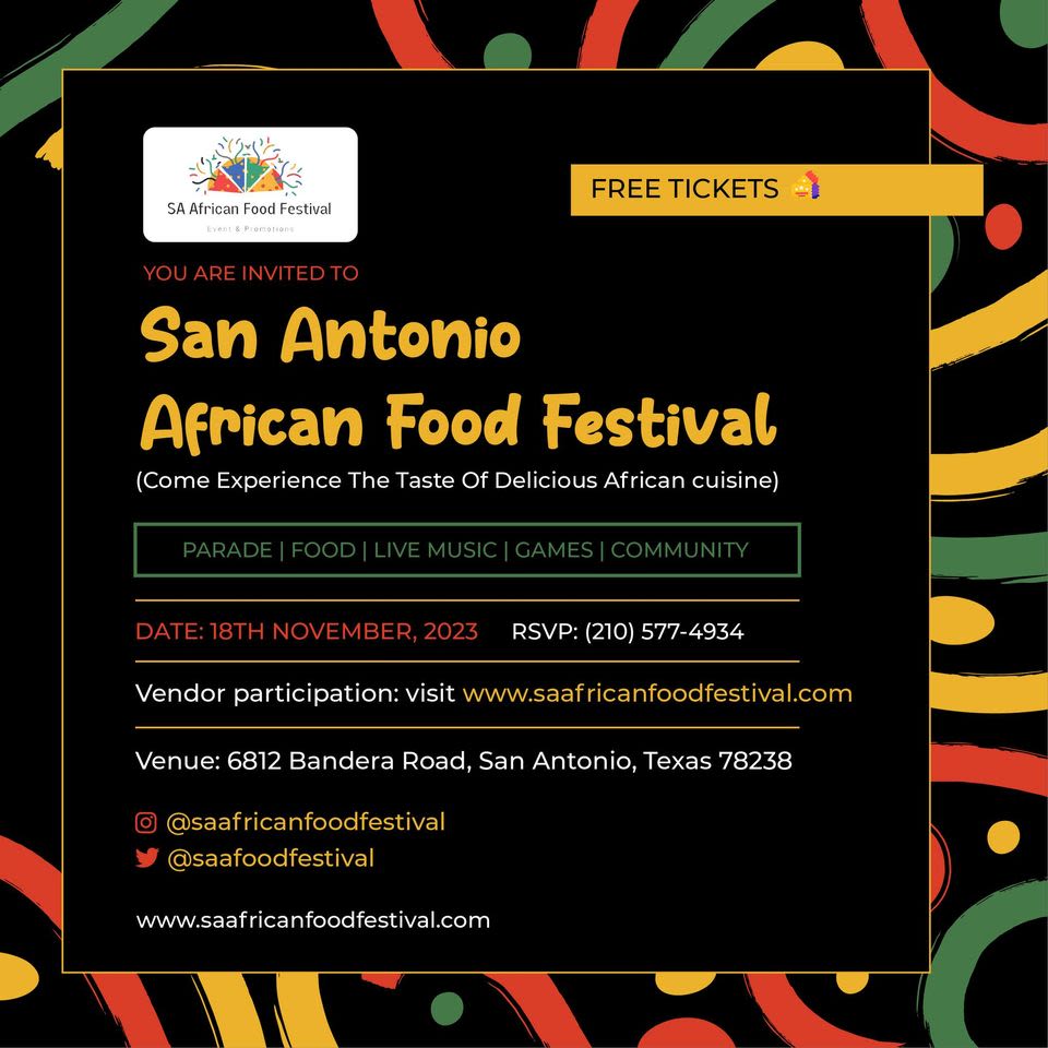 San Antonio African Food Festival '23 | St. Mary's Strip