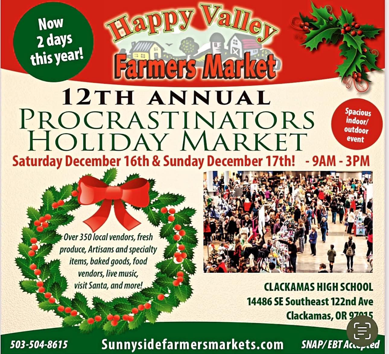 Best Holiday Markets in Portland